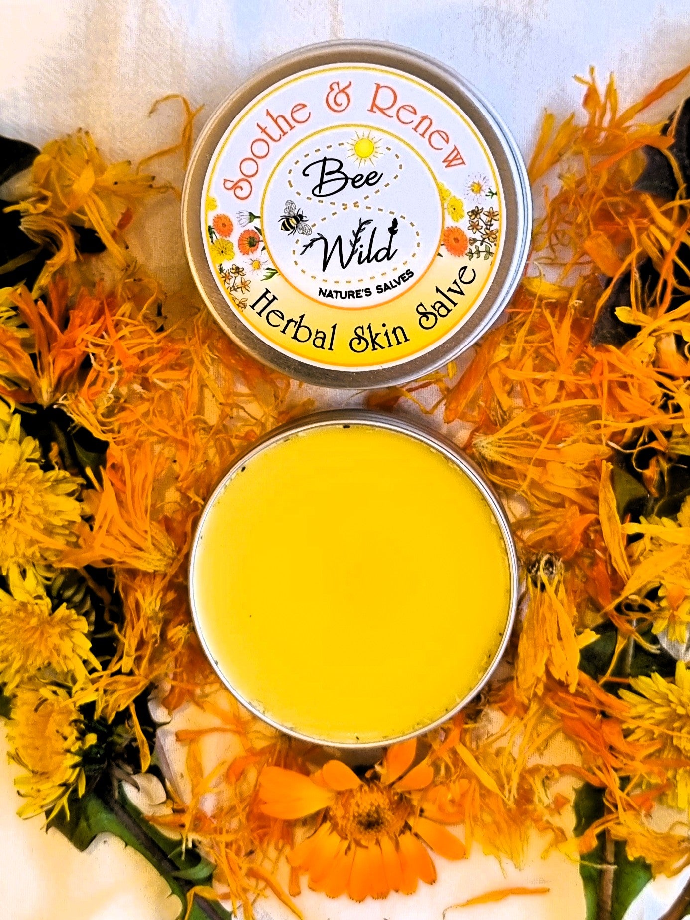 Soothe and Renew Herbal Skin Salve – Bee Wild Nature's Salves